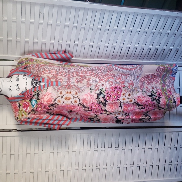 Feathers by Tolani | Dresses | Feathers By Tolani Floral And Stripes ...